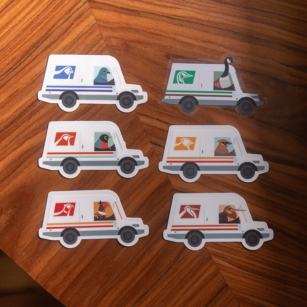 Bird Mail Stickers – Pigeon Post